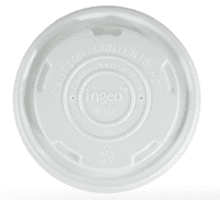 8oz White Bio-degradable Soup Containers & Lids