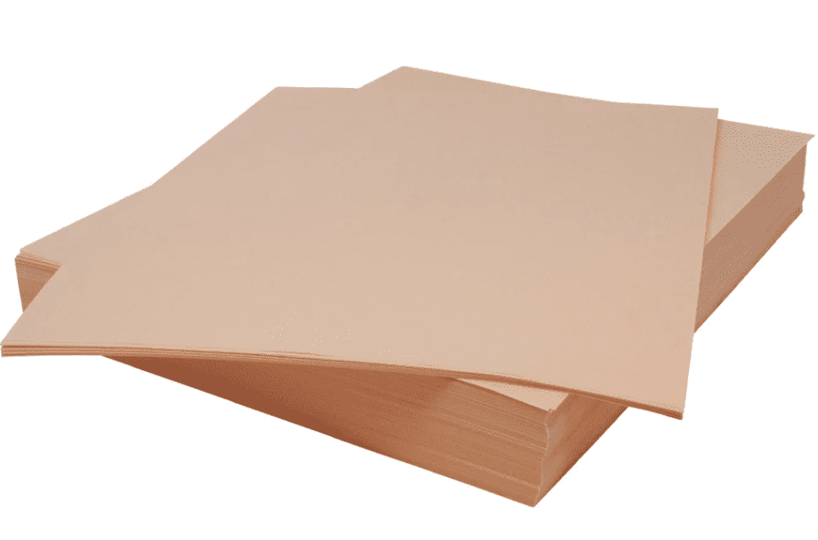 Butchers Peach Paper Sheets 10x12"