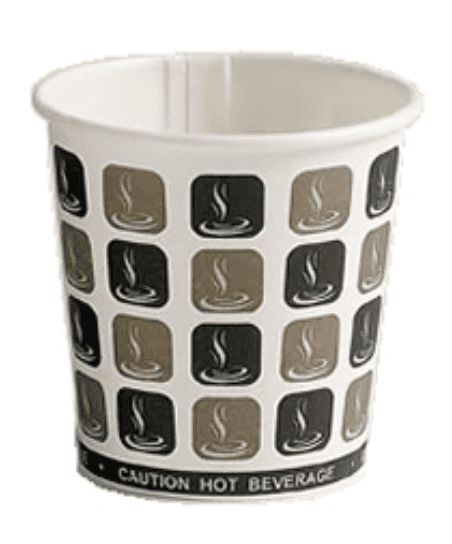 Cafe Coffee Mocha Hot Drink Paper Takeaway Cups & Lids