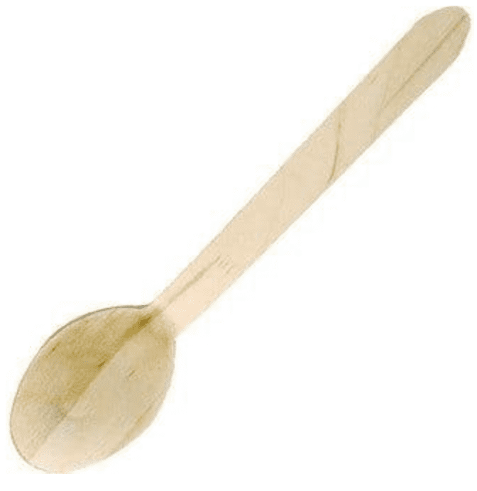 Disposable Wooden Dessert Spoons & x28;Pack of 100& x29;
