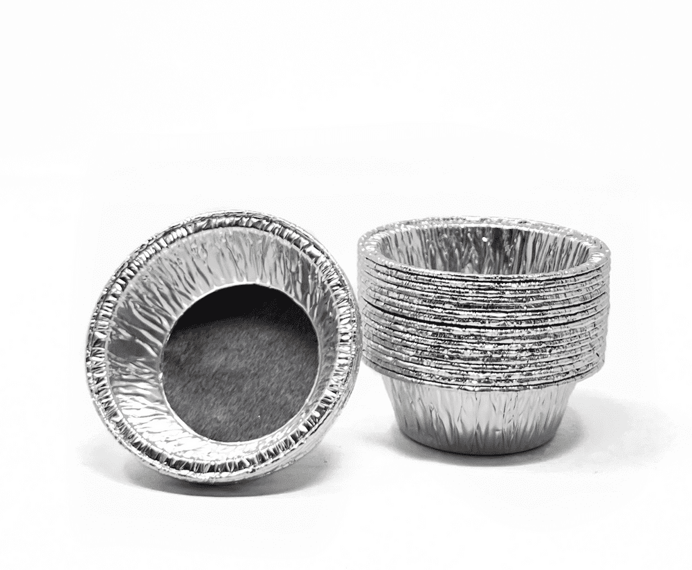 Mini Mince Pie Moulds / Foil Tart Pan Cases - 52 5 x 33 x 17mm