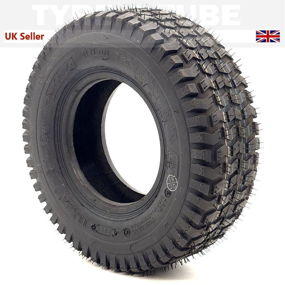 11x4.00-5 Tyre | Ride On Lawn Mower Kenda K358 Garden Tractor