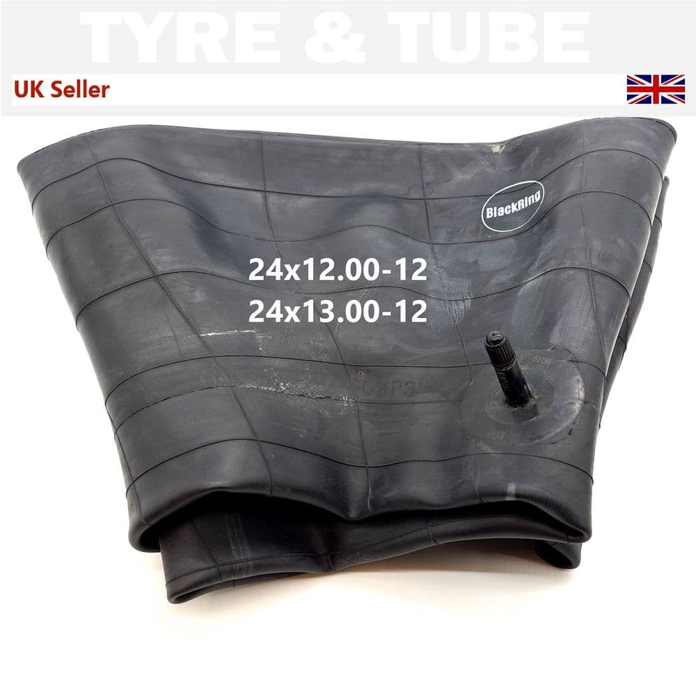 24x13.00-12 Inner Tube Straight Valve Ride Lawn Mower Garden Tractor TR13