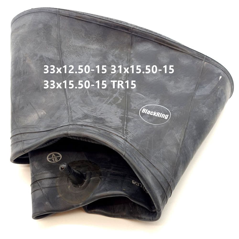 33x12.50-15 Inner Tube TR15 Straight Rubber Valve Turf Lawns
