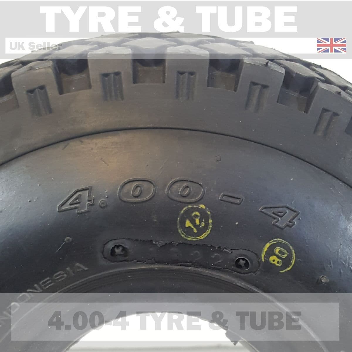 4.00-4 Tyre | Deli S-310 Wheelbarrow Mobility Truck & Cart Tire