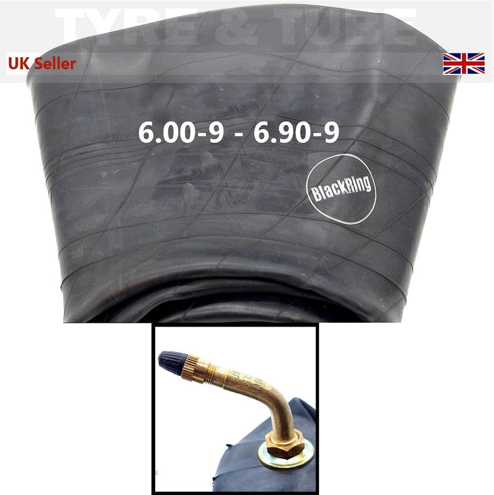 6.00-9 Inner Tube Bent Valve TR87 (600 9) Forklift