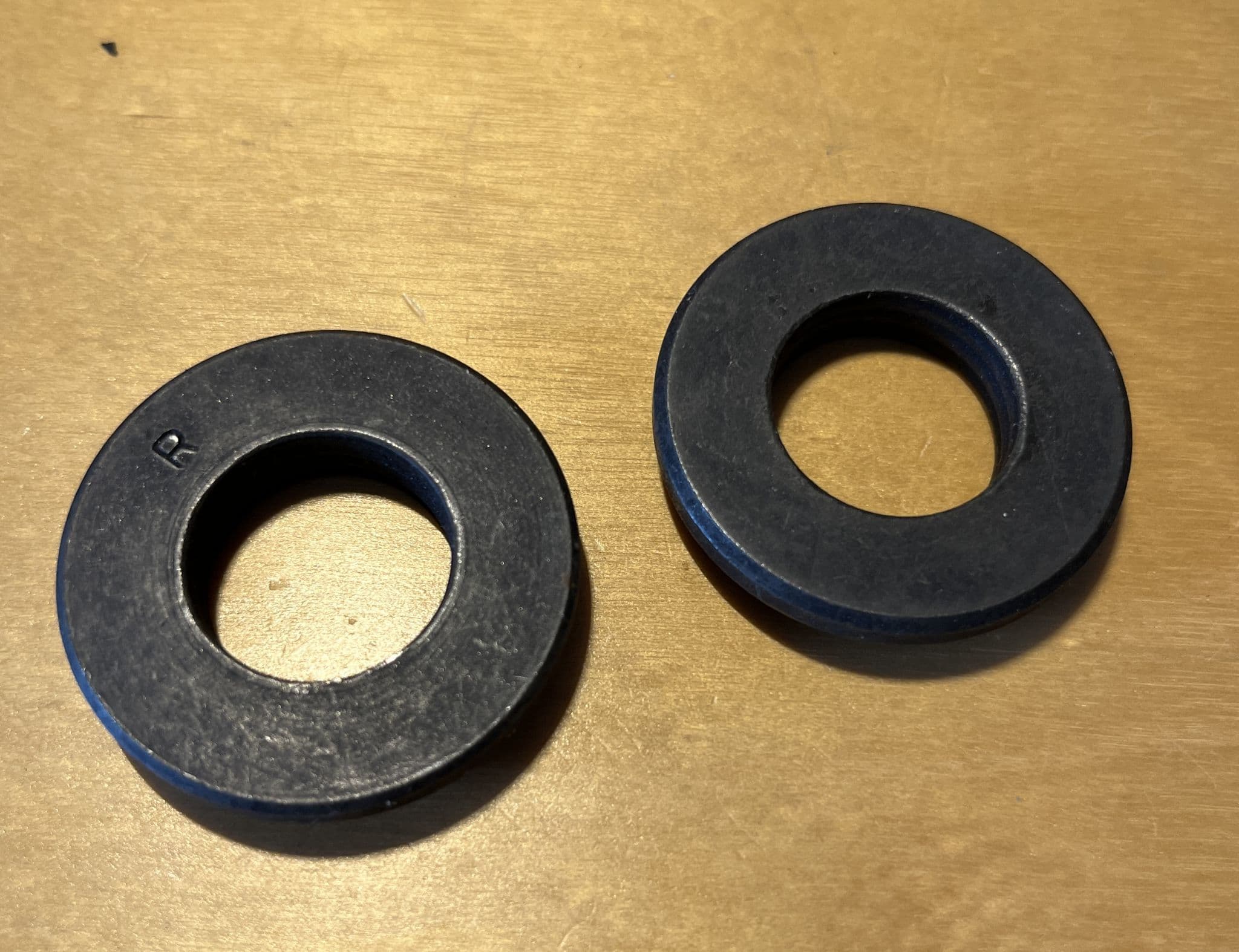 1953-62 Corvette C1 Front axle crossmember threaded pivot 2-piece ...