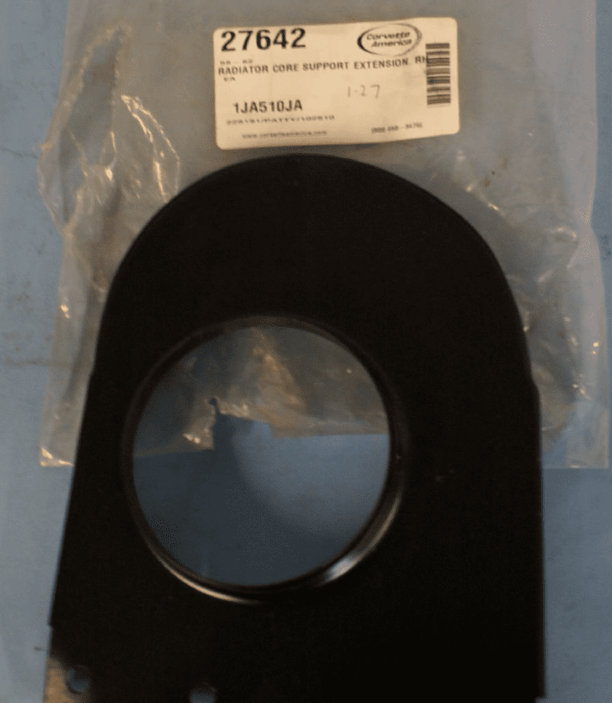 1958-1962 Corvette C1 Radiator Core Support Extension RH Corvette ...