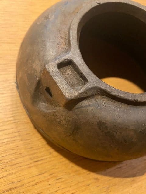 1963-1967 Corvette C2 Gas Tank Filler Neck SEAL VG OEM 3849612