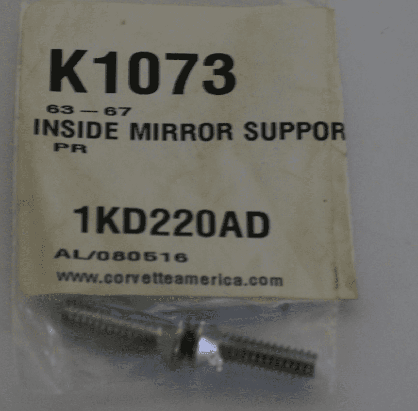 1963-1967 Corvette C2 K1073 Inside Mirror Support-Header Screws 2pc New
