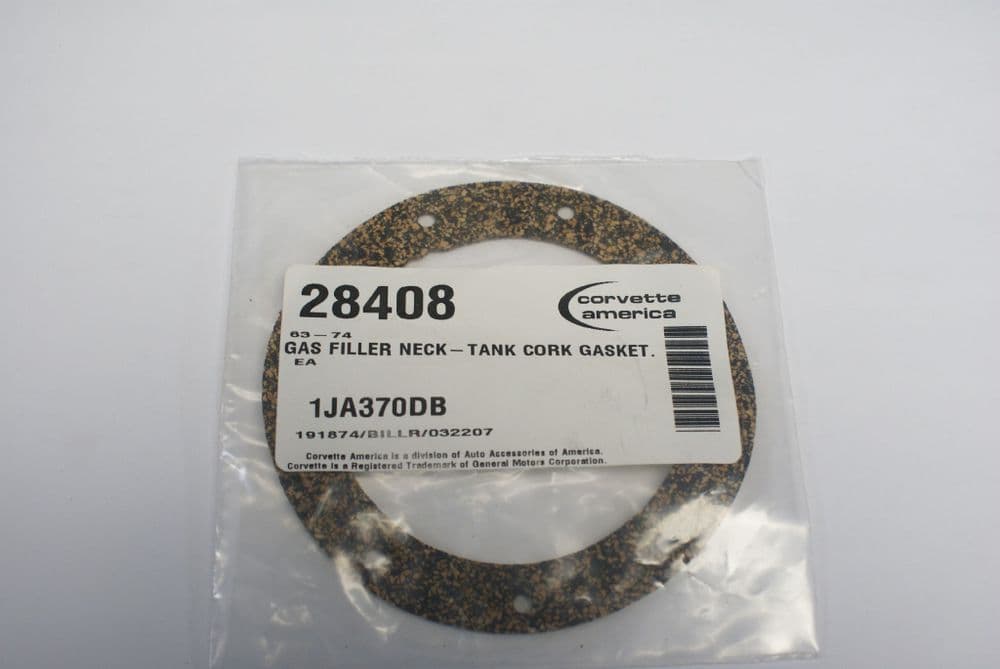 1963-1974 C2 C3 Corvette Gas Filler Neck-Tank Cork Gasket New