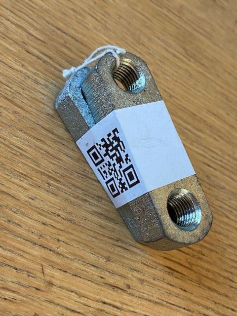 1963-1982 C2 C3 Corvette Front Lower Control Arm Nut 2 GM 3742249 Used