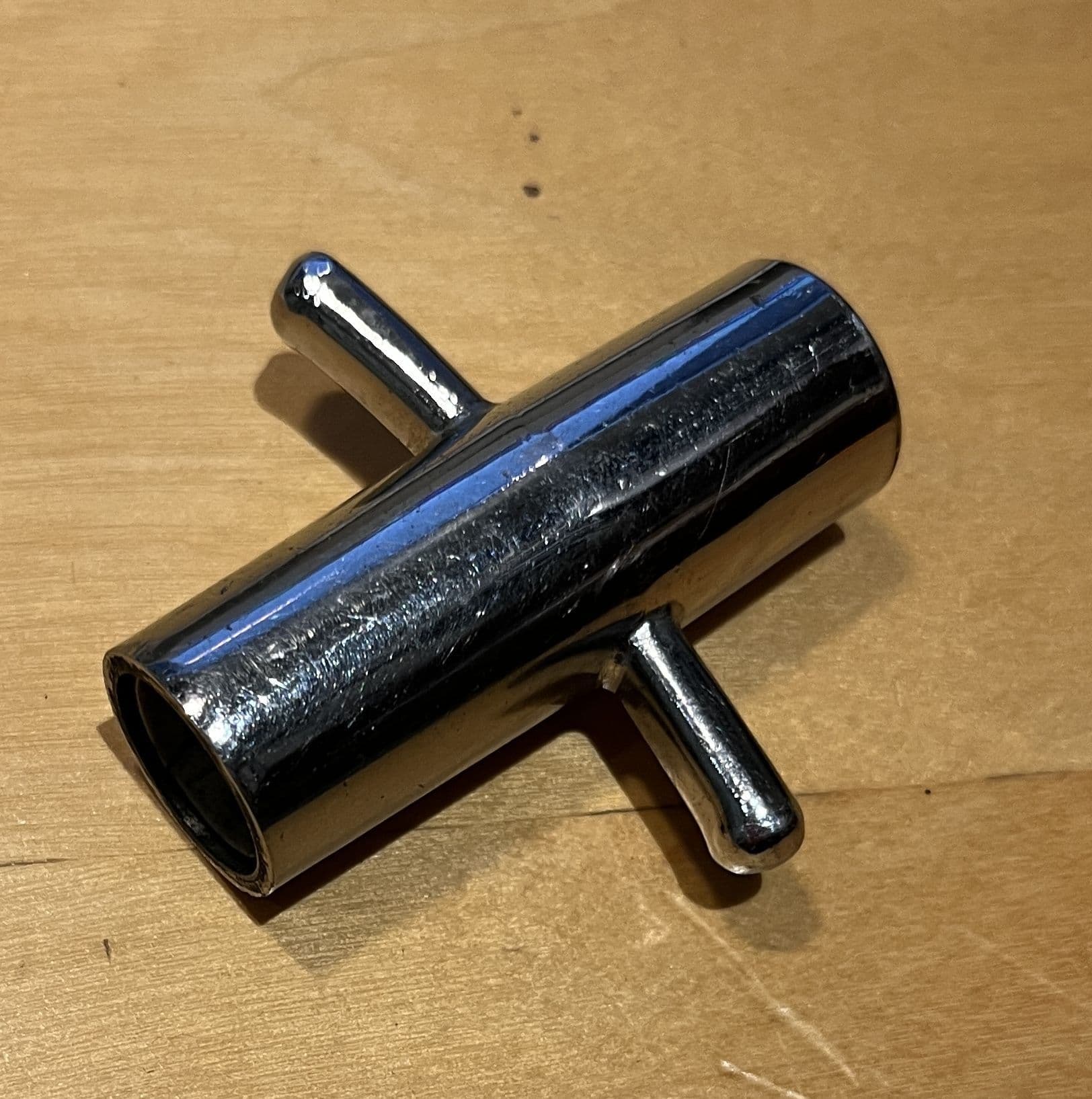 1963-81 Shifter T-Bar Reverse Lock Out Muncie/T10 inc 7 5" rodUsed