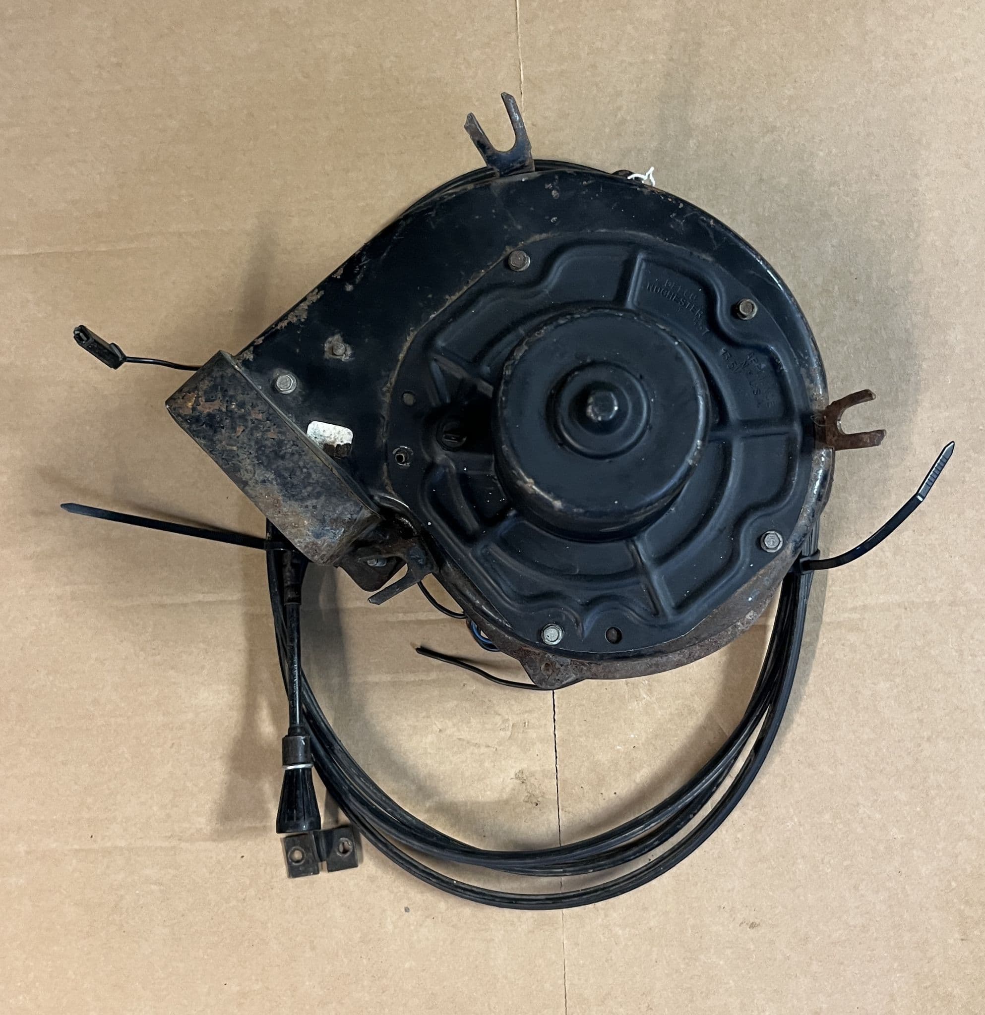 1964-65 Rear Window Defogger Fan & Housing W/Dash Knob & Cables GM ...