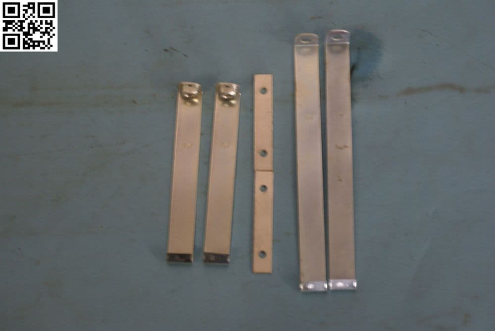 1964-72 Corvette Expansion Tank Strap Set used