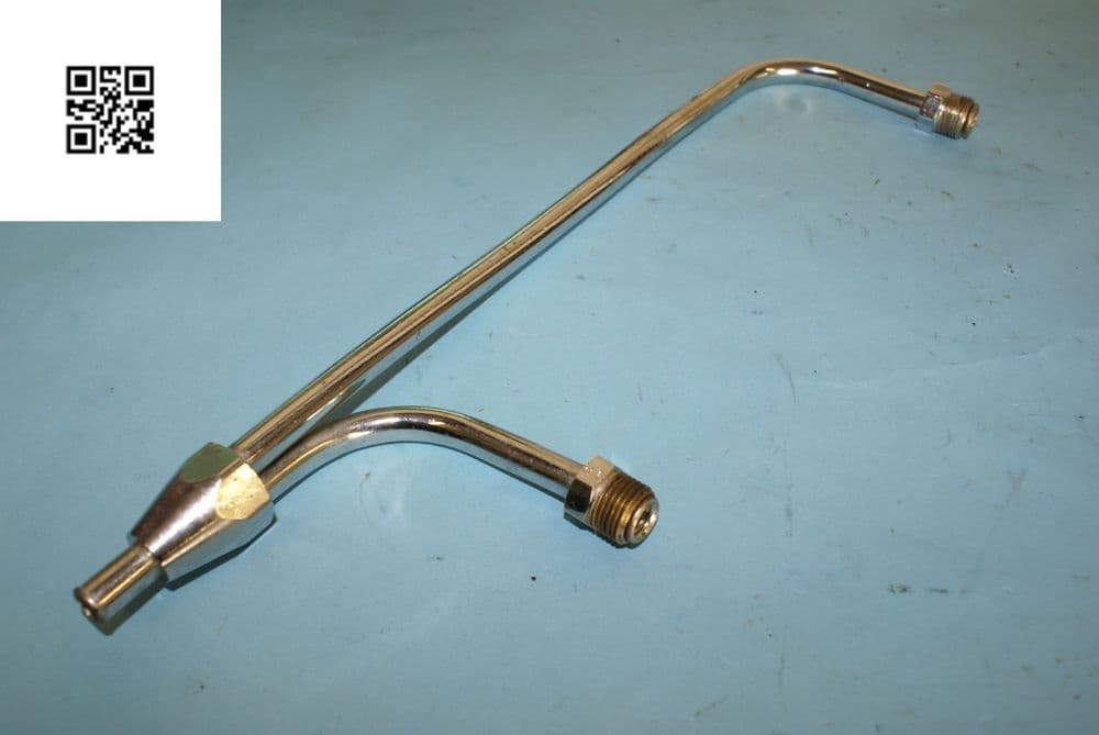 1964-80 Holley Chrome Dual Fuel Feed 9" Used OK