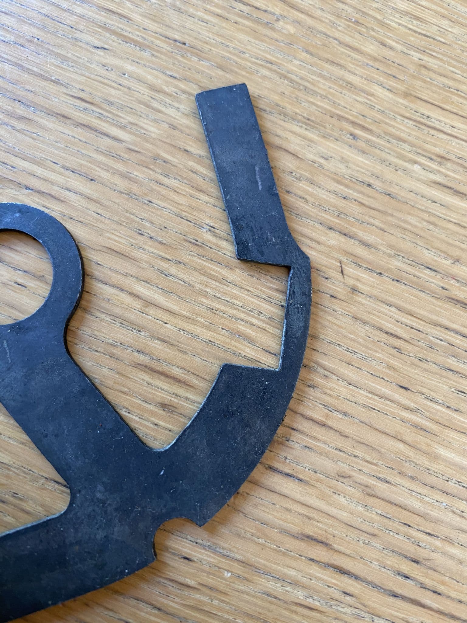 1964-81 Muncie or T-10 4-Speed Shift lockout plate gm 3846845