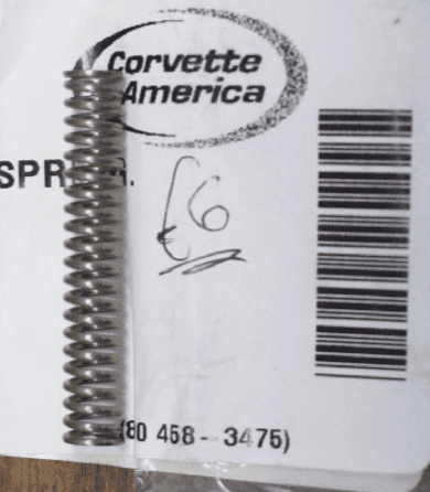1964-81 Shifter Reverse Lockout Spring CA 29749 New