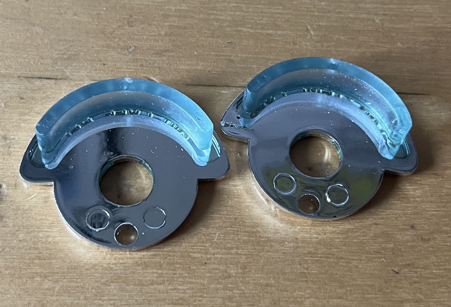 1965-1967 CA 1572 pair HEATER control Dashboard Indicators new