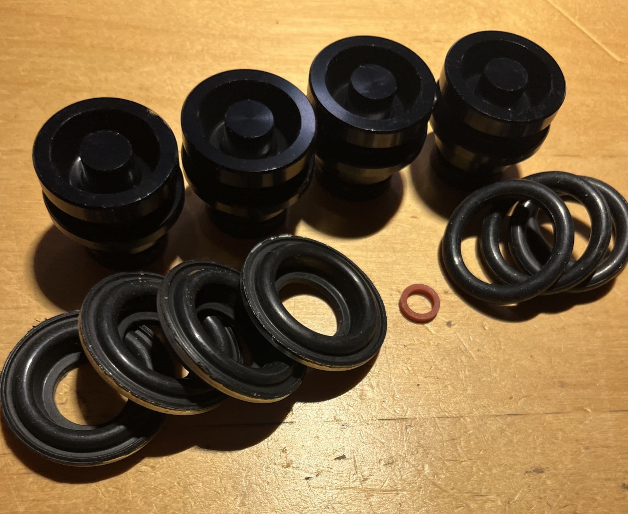 1965 - 1982 C2 C3 Corvette Caliper Seal REAR O-RING CONVERSION KIT ...