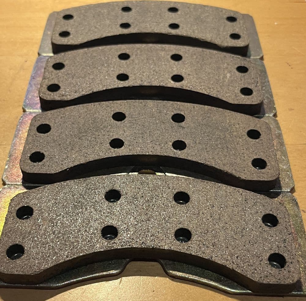 1965-1982 C2 C3 Corvette Riveted Brake Pads Set of 4 New