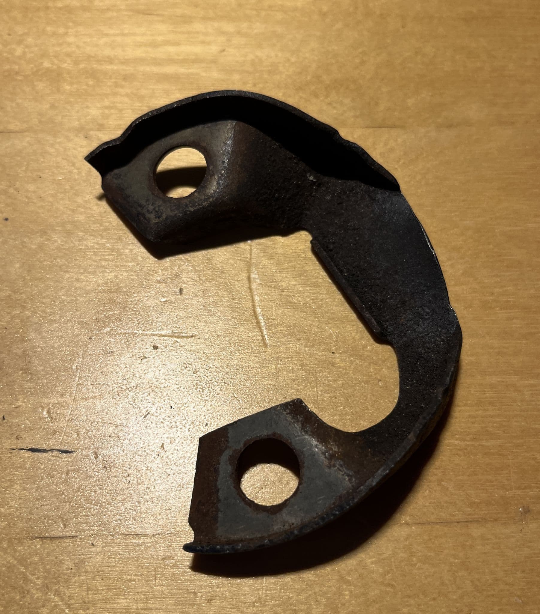 1965-79 C2 C3 Corvette Steering Column coupler stamped steel BRACE PLATE