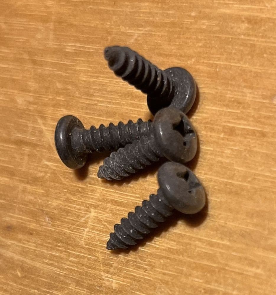 1968-1976 C3 Corvette K1112 Shift Boot Screws New