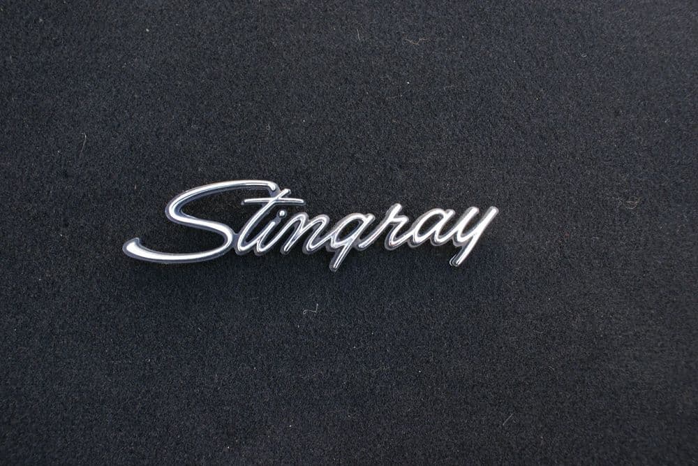 1969-1976 C3 Corvette Stingray Script Emblem Reproduction GM 3945361 New