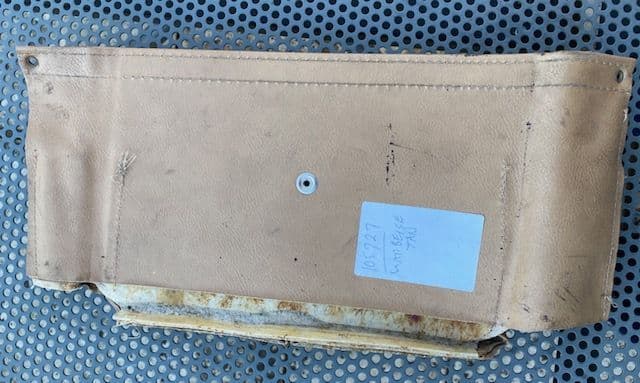 1969-1977 Corvette MAP POCKET in passenger side lower dash saddle tan