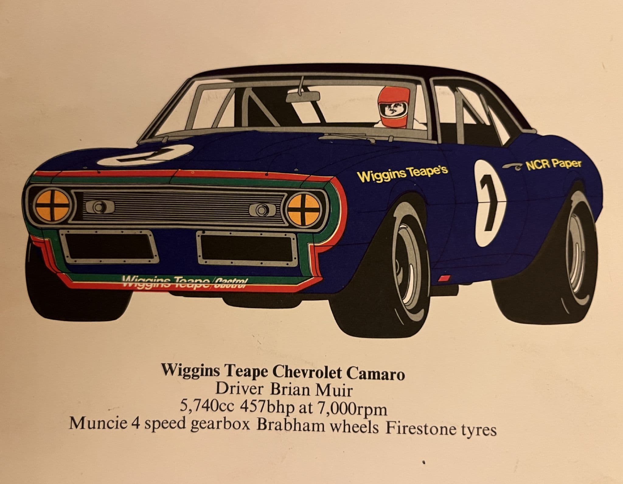 1971 Wiggins Teape British Saloon Car A1 Poster 23"x 33" 84 x 118cm ...
