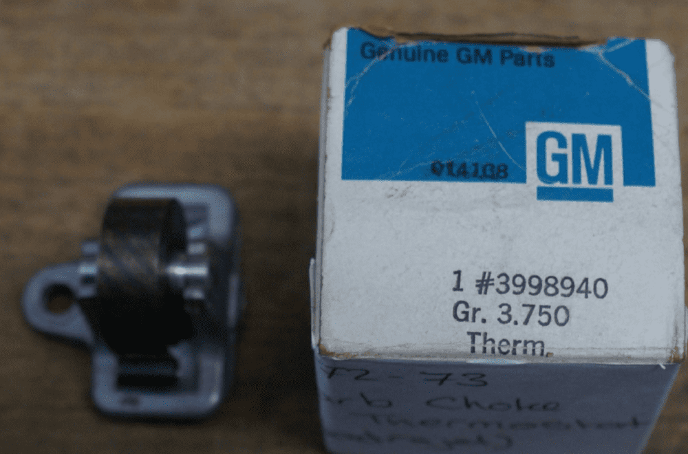 1972-1973 C3 Corvette Quadrajet Carburetor Choke Thermostat GM 3998940 New