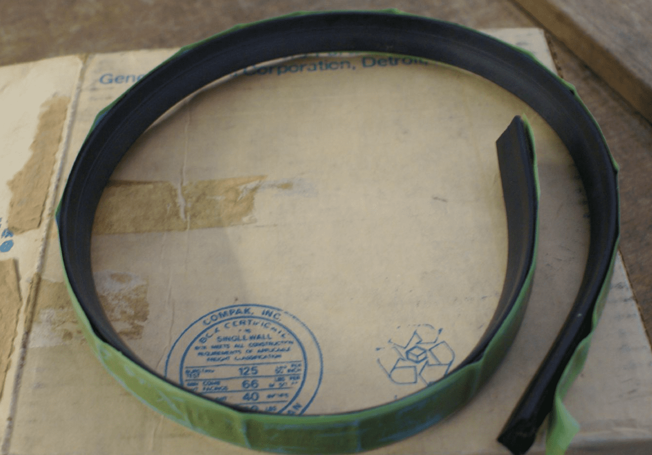 1973-1974 Corvette C3 GM 331872 Front Bumper Filler Strip New