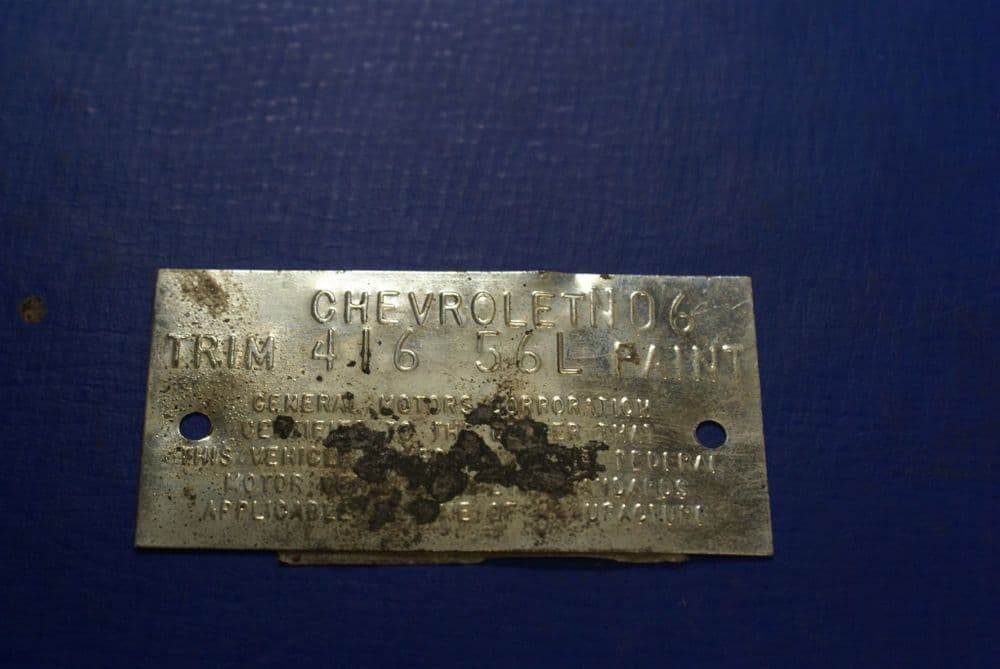 1974 Trim Tag Original Used