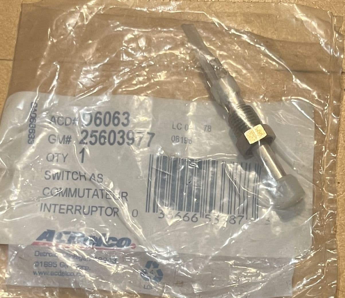 1975-82 C3 Corvette Door Jamb Switch 34090 New