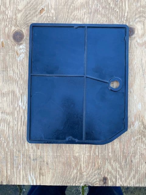 1979 L -1982 C3 Corvette Rear Storage Compartment Battery Cover Blank New