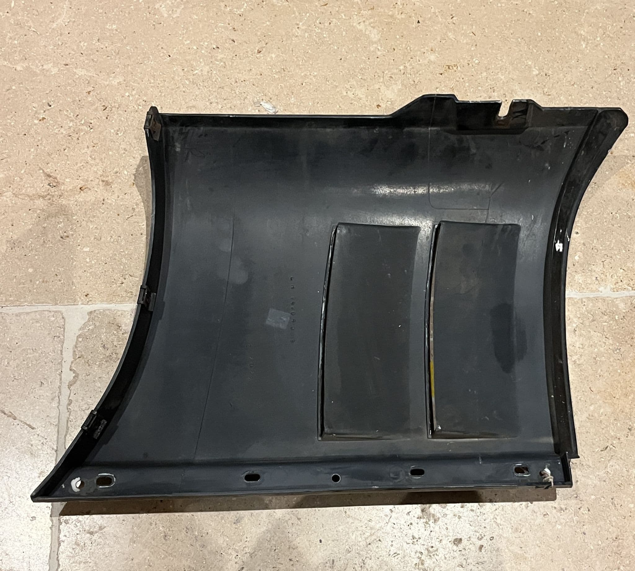 1984-1990 C4 Corvette GM14104009 LH Front Fender Louver PANEL Black Used