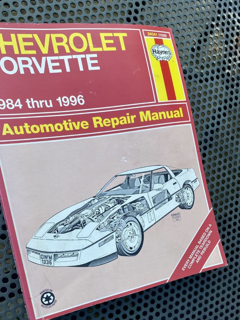 1984 -1996 Haynes Shop Manual C4 Corvette M-24041