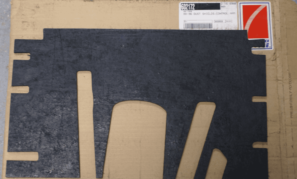 1984-96 C4 Control Arm Dust Shields Pair 602172 New