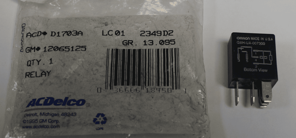 1997 -2013 Multi Purpose Relay GM 12065125 New