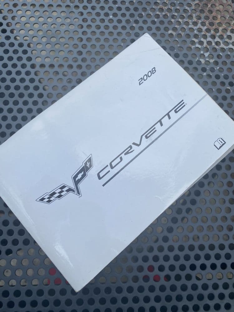 2008 GM OEM 2008 C6 Corvette Owner s Manual OM-08