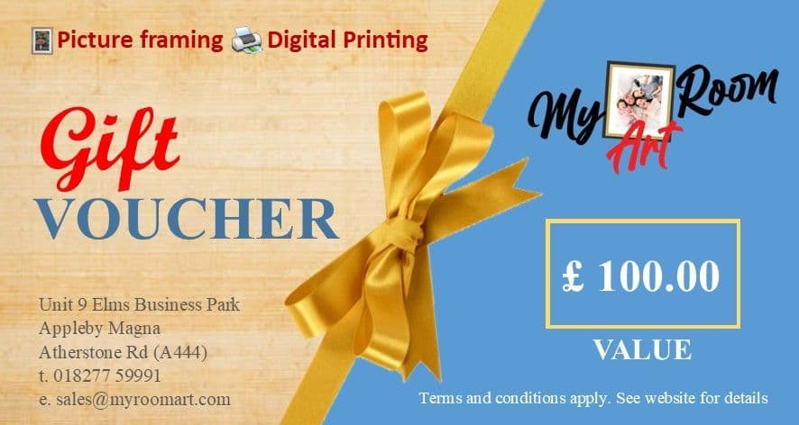 One Hundred Pound Picture Framing Gift Voucher
