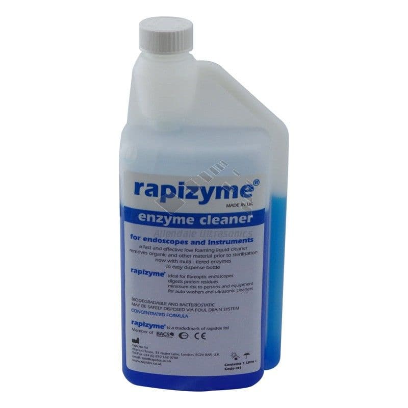 Rapizyme ultrasonic instrument cleaner fluid (1 Litre)