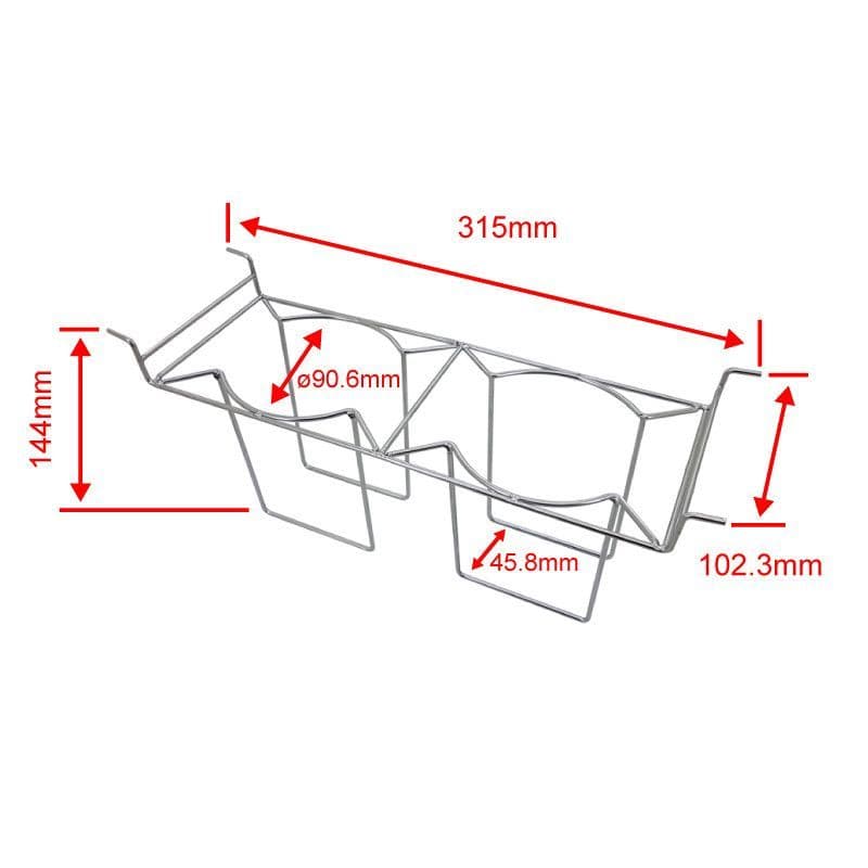 Glass beakers & basket 2 x 500ml for 6, 9, 13, 20 and 27 litre tanks