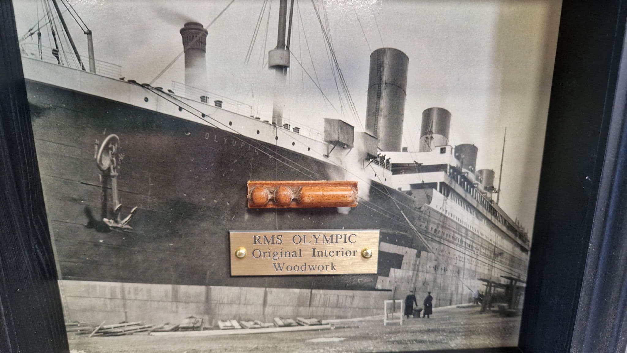 1st class moulding framed set from RMS Olympic