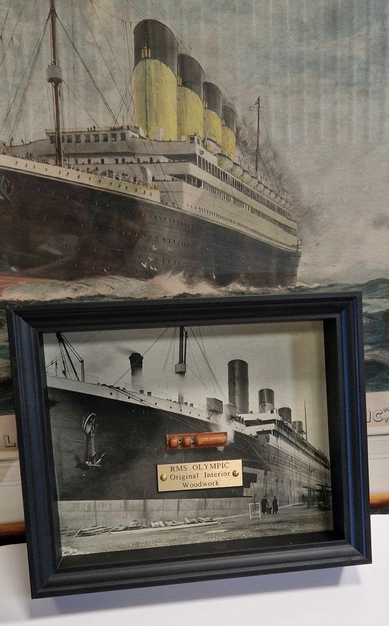 1st class moulding framed set from RMS Olympic