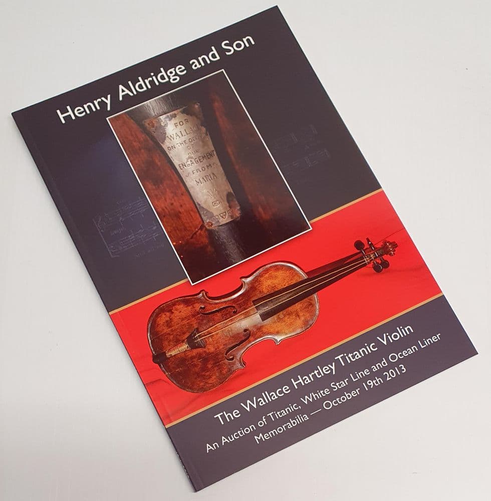 2013 October The Wallace Hartley Titanic Violin Sale