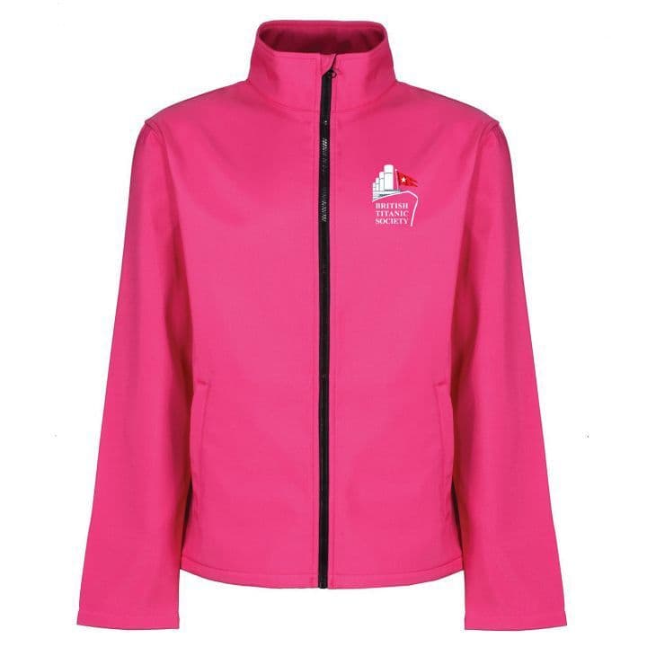 BTS Embroidered Regatta Ablaze Softshell Jacket in Pink