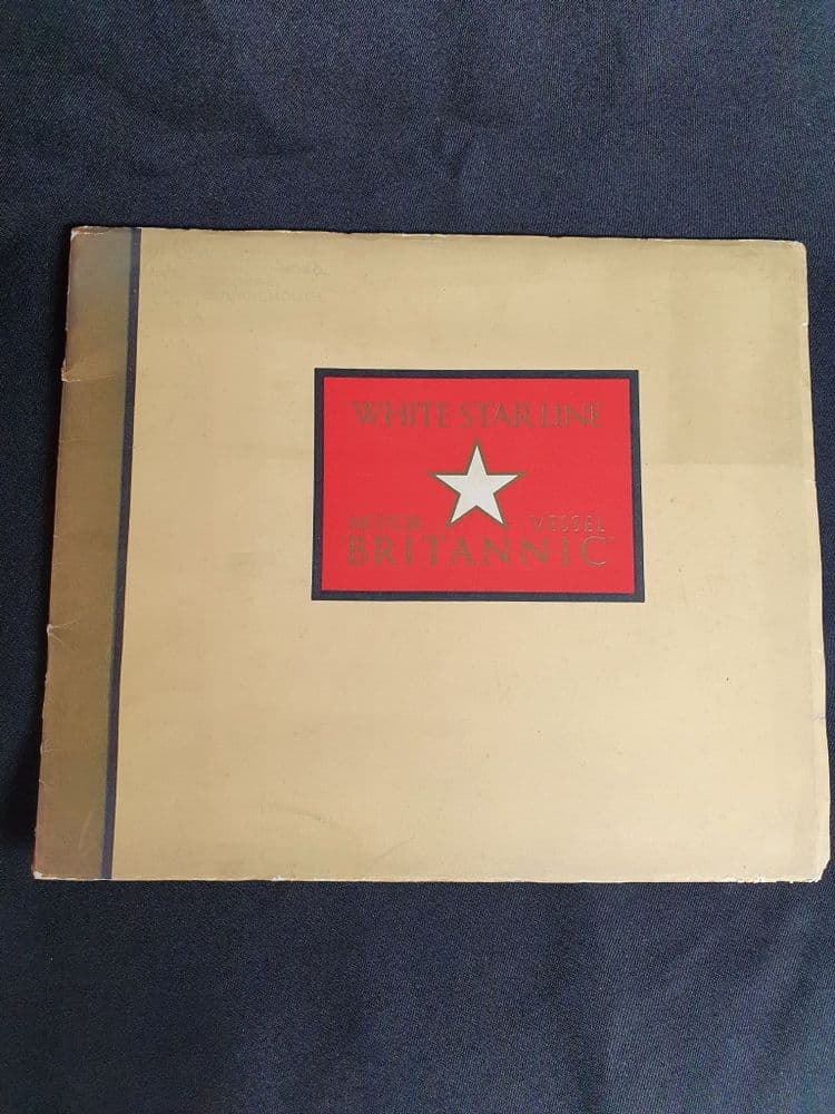 M V BRITANNIC PUBLICITY BOOK