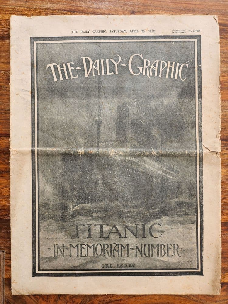 Original/Rare Daily Graphic 20th April 1912