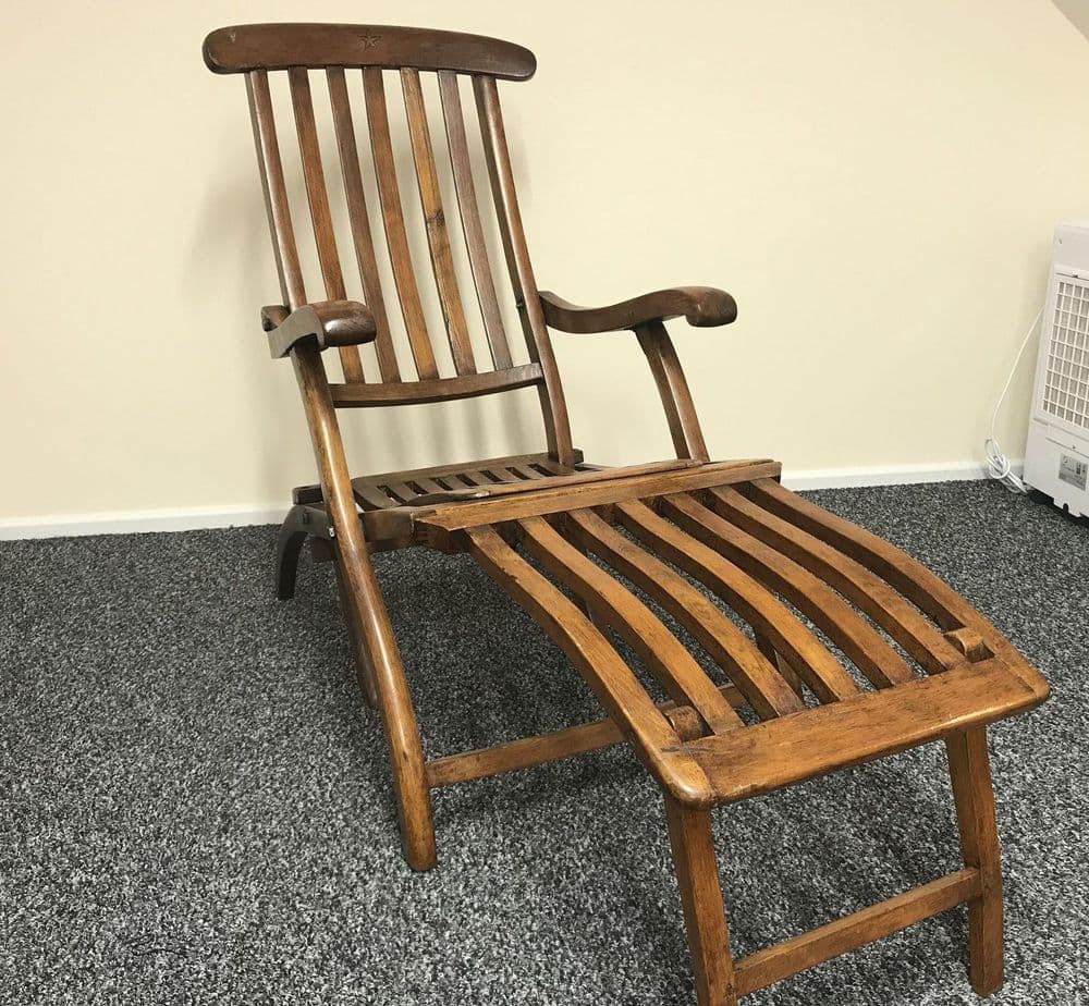 Original RMS Olympic Deck Steamer Chair
